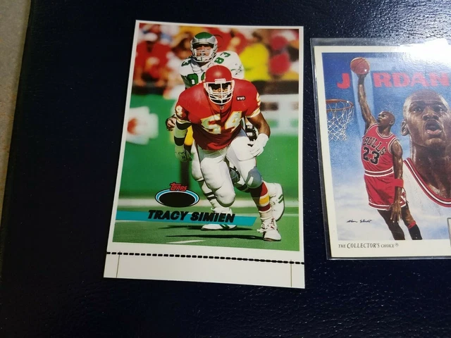 TRACY SIMIEN 1993 Topps Stadium Club NFL PRÉ-IMPRESSION SURDIMENSIONNÉE ...
