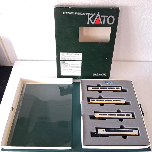 KATO N GAUGE 10-328 Eurostar 4 Car Extension Set. Model Train Ref A7 £ ...