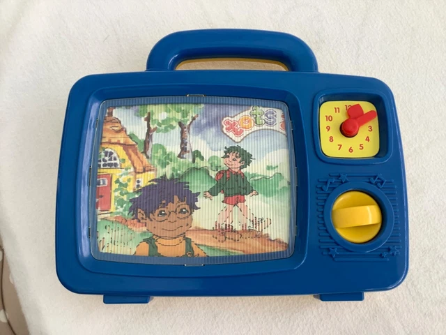 VINTAGE MUSICAL TOTS TV Television Wind Up Toy Plays Theme Tune ...