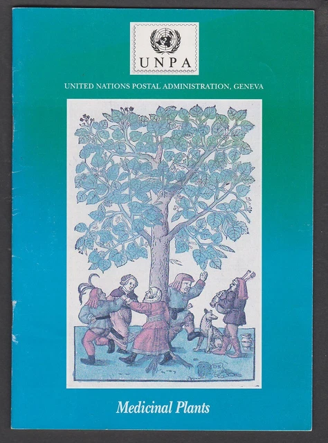 UNITED NATIONS 1990 Mint MNH UNPA Medicinal Plants Booklet New York ...