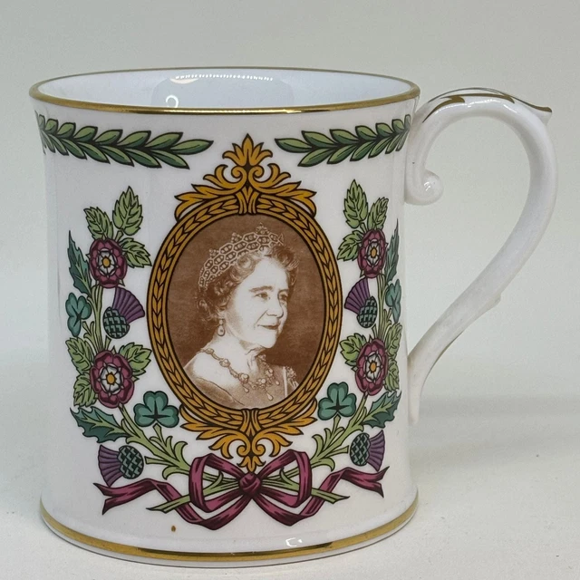 VINTAGE SPODE QUEEN Mother 80th Birthday Mug 1980 £3.99 - PicClick UK