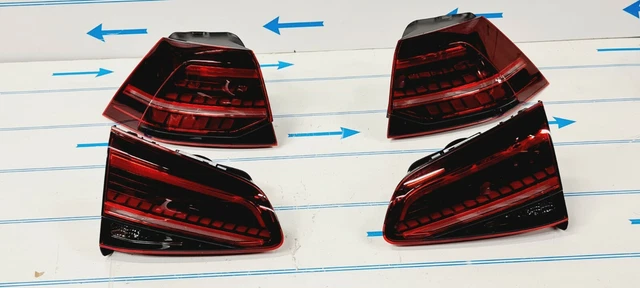VW GOLF MK7.5 Gti/Gte/R 2017-2020 New Genuine Rear Lights Led Dynamic ...