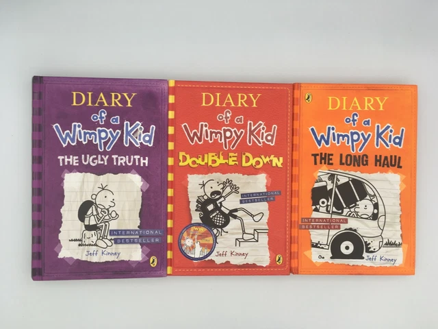 DIARY OF A Wimpy Kid Book Bundle The Long Haul Double Down The Ugly ...