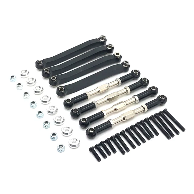 CHASSIS PULL RODS Turnbuckle Rod Linkage Set For MN D90 D91 D99 1/12 RC ...