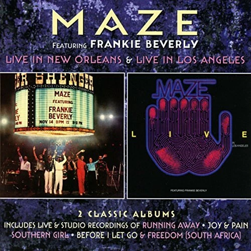 MAZE FEATURING FRANKIE Beverly Live In New Orleans / Live In Los ...
