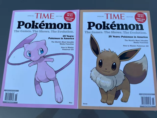 TIME POKEMON SPECIAL Edition 2024 Magazine Set Of 2 Mew/Eevee Covers £ ...