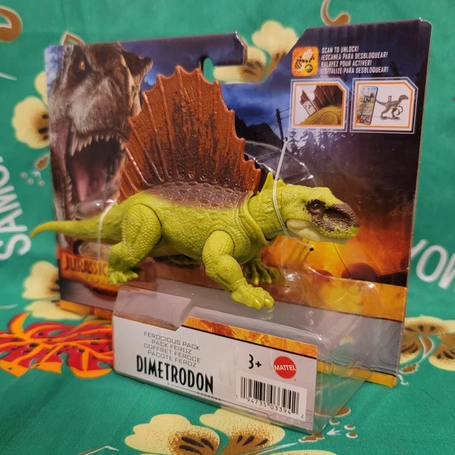 JURASSIC WORLD DOMINION Ferocious Pack Dimetrodon Figure 2022 NEW ...