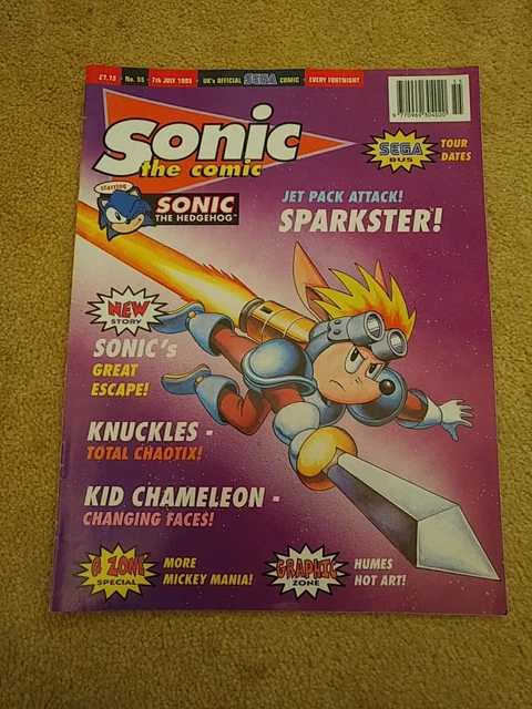SONIC THE COMIC FLEETWAY UK - Issue 55 - 1995 - Sonic The Hedgehog ...