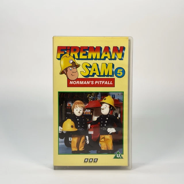 FIREMAN SAM NORMANS Pitfall PAL VHS Video Cassette Tape £29.99 ...