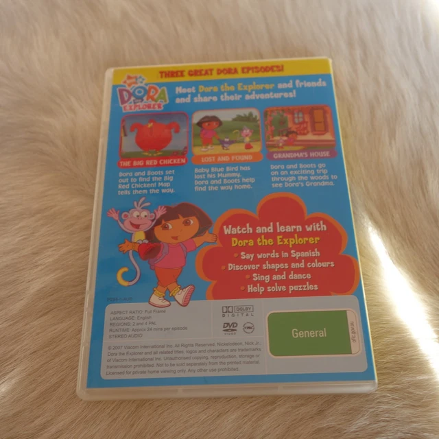DORA THE EXPLORER Dvd DORA THE EXPLORER Tv Show Volume 1 Nickelodeon TV ...