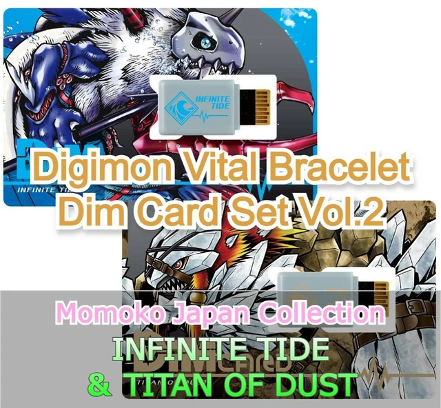 DIGIMON DIM CARD Set Vol.2 for Digital Monster Vital Bracelet JAPAN NEW ...