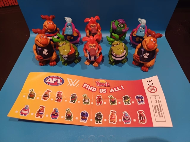 AFL YOWIE TOY Figures X 10 As Pictured. $23.50 - PicClick AU