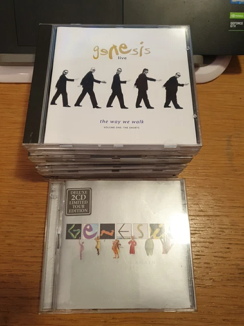 GENESIS CD BUNDLE x 9 inc Turn It On Again-Deluxe 2 CD Limited Tour ...