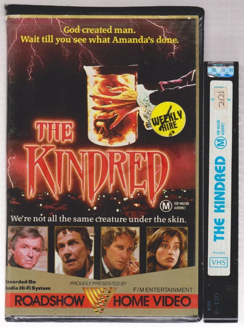 RARE VHS VIDEO Tape THE KINDRED Ex-Rental Big Box Clamshell Roadshow £21.77 - PicClick UK