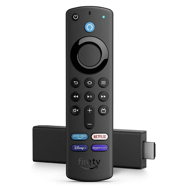 AMAZON FIRE STICK 4K FireTv 2nd Gen Ultra HD Alexa Voice Remote Black ...