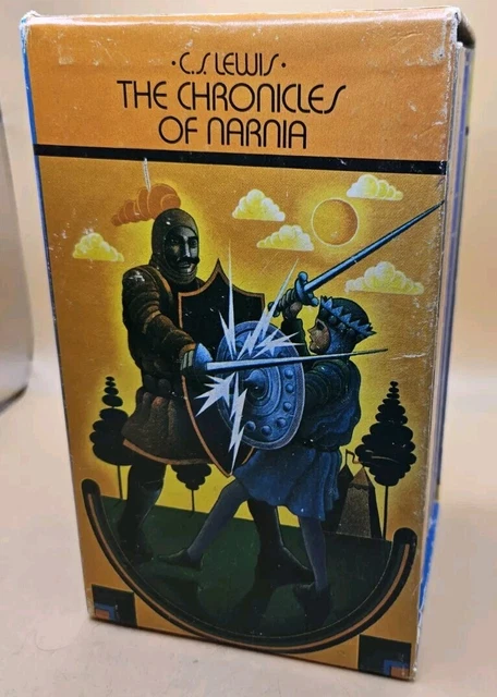 COMPLETE SET SERIES CHRONICLES OF NARNIA CS Lewis Boxed Box Set 1978 ...