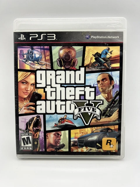 GRAND THEFT AUTO V GTA 5 (PlayStation 3 PS3, 2013) Complet - Testé EUR ...