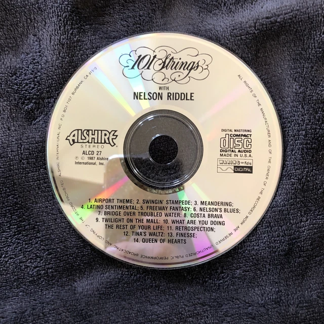 101 STRINGS WITH Nelson Riddle CD Rare! Disc Only - No Artwork ...