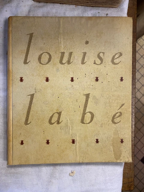 OEUVRES POÉTIQUES DE Louise Labé 1947 EUR 22,00 - PicClick FR