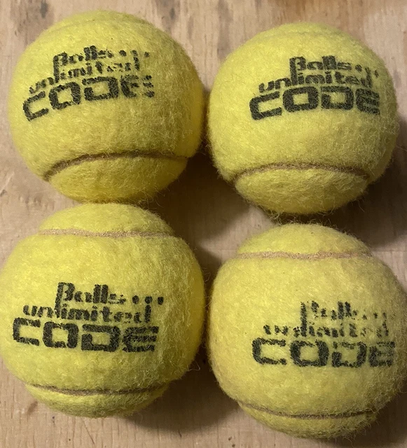 4 TENNISBÄLLE FÜR Anfänger Hund Faszien Waschen Jonglieren Filzen Foto Code EUR 1,59 - PicClick DE