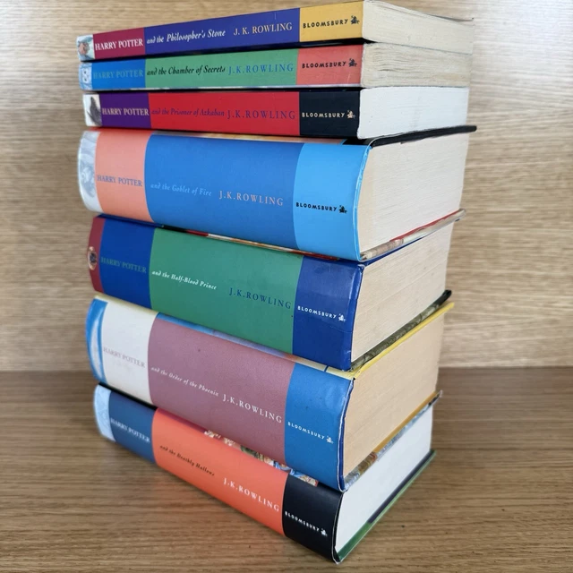 HARRY POTTER COMPLETE Collection Book Set 1-7 Bundle Bloomsbury JK ...
