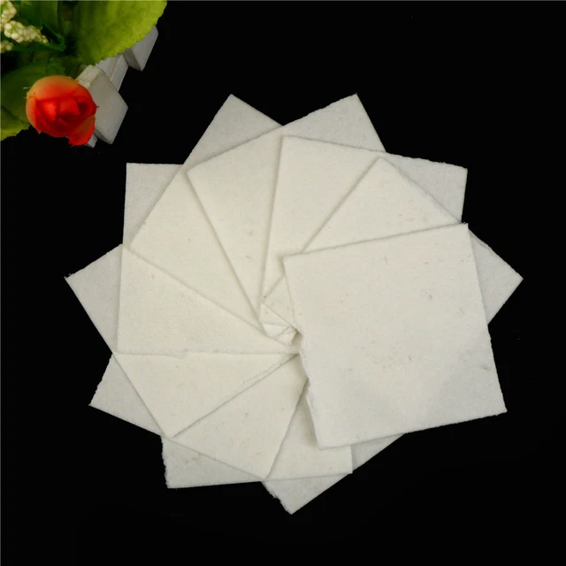 10 SHEETS CERAMIC Fiber Square Microwave Kiln Glass Fusing Paper ...