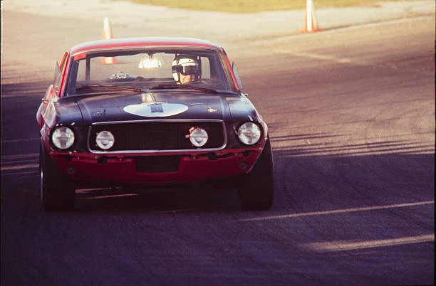 JERRY TITUS RONNIE Bucknum of Shelby Racing drive their Ford M- 1968 ...