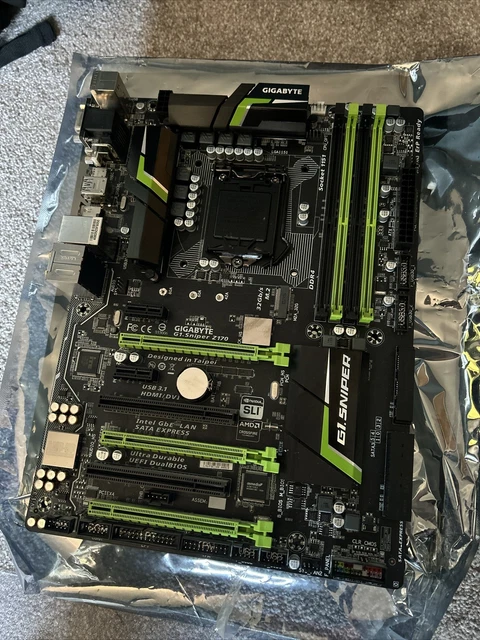GIGABYTE G1 SNIPER Z170 Socket LGA1151 DDR4 ATX Motherboard £70.00 ...