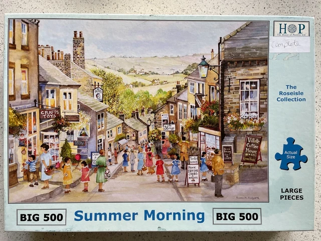 HOUSE OF PUZZLES BIG 500 Large-piece Deluxe Jigsaw Puzzle - "Summer ...
