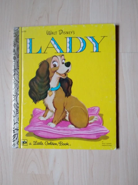 LITTLE GOLDEN BOOK Walt Disney's Lady From Lady And The Tramp Golden ...