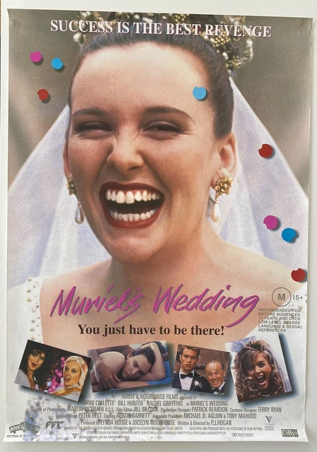 MURIEL'S WEDDING - Original 1994 Australian One Sheet Large Poster ... MURIEL'S WEDDING - Original 1994 Australian One Sheet Large Poster ...