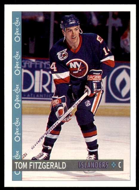1992-93 O-PEE-CHEE TOM Fitzgerald. Islanders de New York #394 EUR 1,91 ...