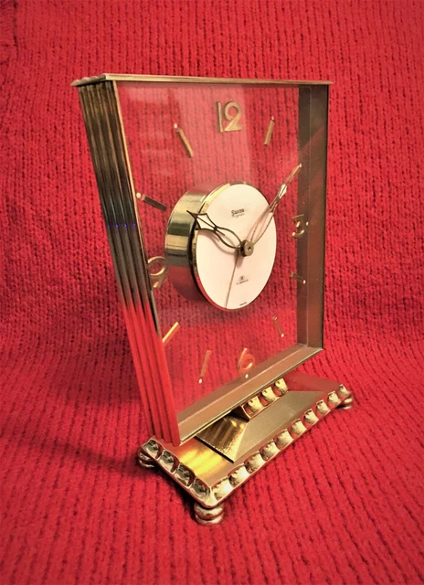 OLD VINTAGE HEAVY Brass Swiza 8 Mignon Swiss Desk Alarm Clock £229.00 ...