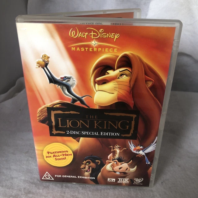THE LION KING 2-Disc Special Edition Region 4 DVD. Free Shipping.. VGC $12.99 - PicClick AU