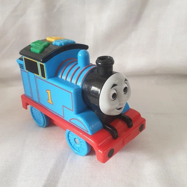 THOMAS THE TANK Engine & Friends Talking Thomas Motorized Train Mattel ...