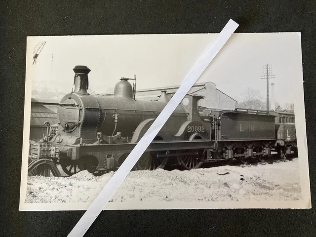LMS (MIDLAND RAILWAY) 2-4-0 No. 20002 at Bath 1935 RP p/c size. B352 £1 ...