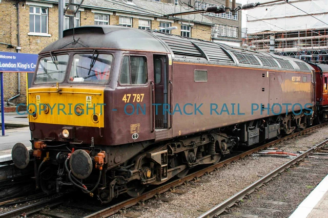 UK RAILWAY PHOTOGRAPH Of Class 47 47787. Rm47-2233 £1.70 - PicClick UK