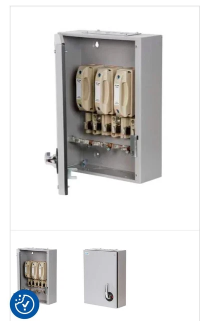 EATON MEM 100KXTNC2F 100 Amp TPN Switch Fuse With HRC Fuses RRP 680 £ ...