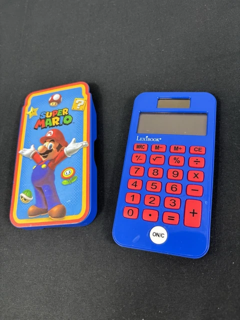 SUPER MARIO BROS Calculator maths school Lexibook mathematics £8.63 ...