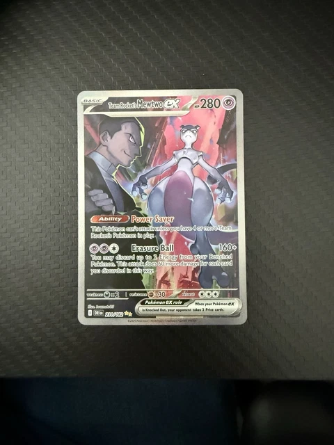 TEAM ROCKET’S MEWTWO EX SIR - Destined Rivals DRI - 231/182 Pokémon ...