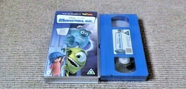 MONSTERS, INC UK VHS VIDEO 2002 John Goodman Billy Crystal James Coburn ...
