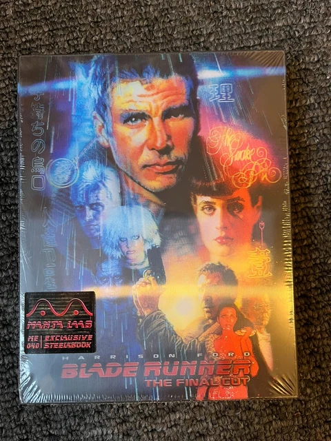 MANTA LAB ME#040 Blade Runner 4K+2D Steelbook Blu-Ray Double Lenticular ...