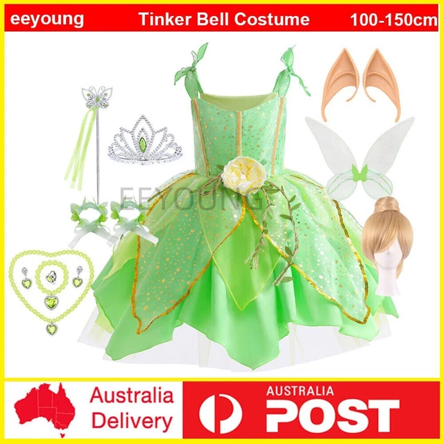 TINKERBELL TINKER BELL Cosplay Costume Girls Book Week Princess Dress ...