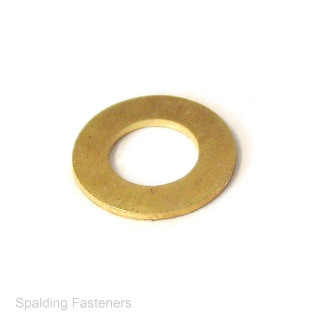 BRASS FLAT WASHERS M3 M4 M5 M6 M8 M10 M12 M16 Form A Or B £1.77 - PicClick UK