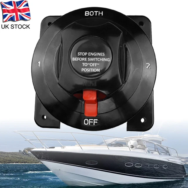 HEAVY DUTY MARINE Dual Battery Switch Boat Isolator Selector RV/Caravan ...