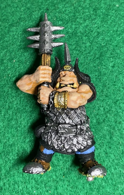 WARHAMMER OGRE MACE Spiked Club Orcs Goblins Classic Ogres Metal Games ...
