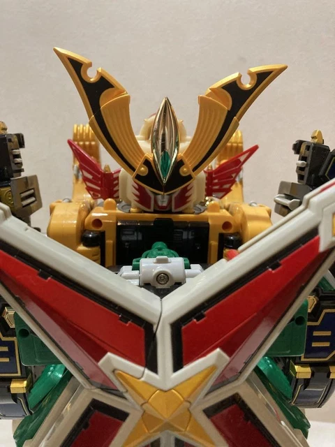 POWER RANGERS NINJA Storm Hurricaneger Chogokin DX Senpujin Megazord ...
