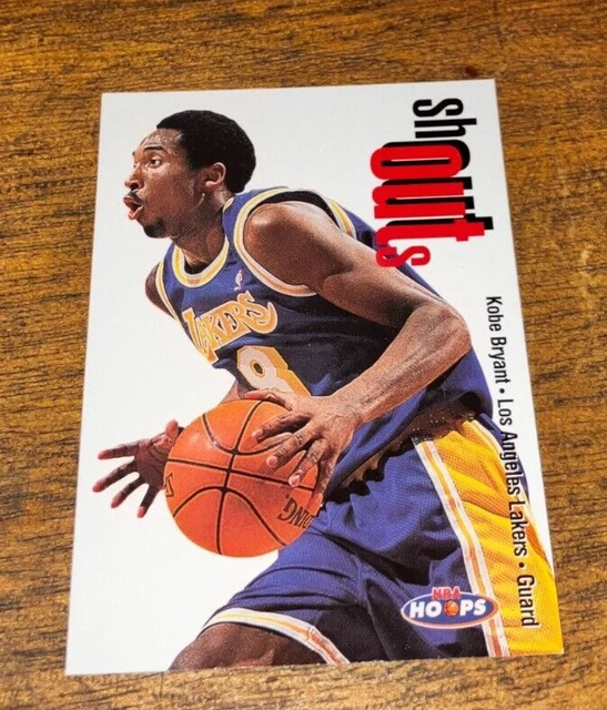 1998-99 NBA HOOPS KOBE BRYANT "Shout Outs" insert #21 COMME NEUF + JOLI ...