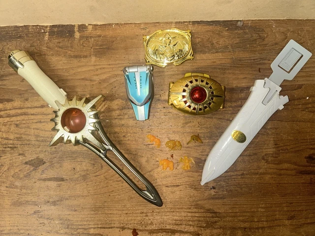 POWER RANGERS WILD Force Crystal Saber Lunar Cell Wolf Morpher ...