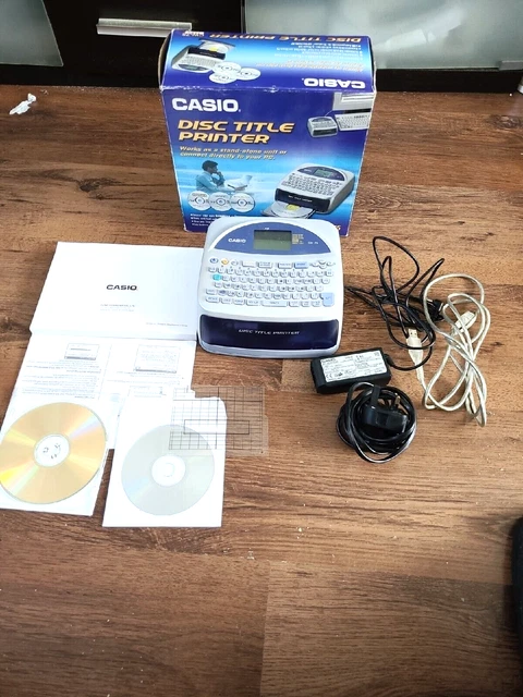 CASIO CW-75 DISC Title Printer with Qwerty Keyboard £31.99 - PicClick UK